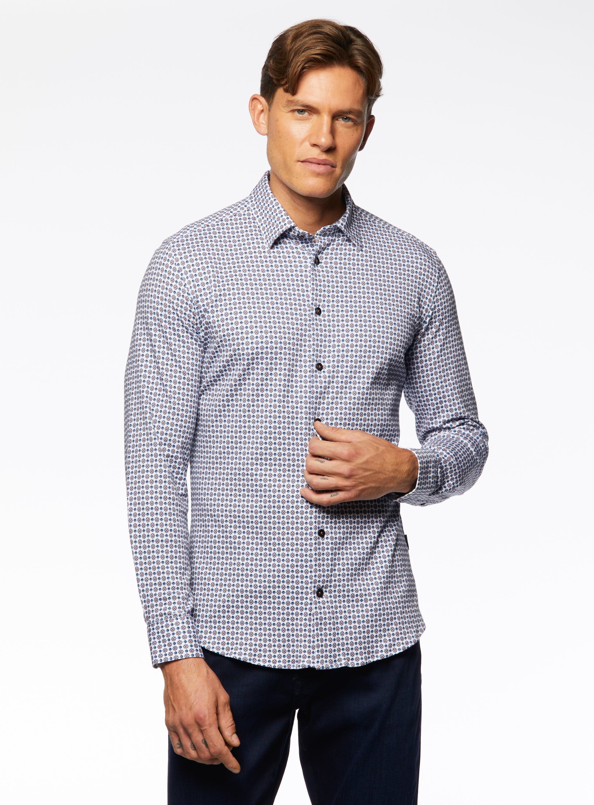 Micro Print Shirt for men - Horst
