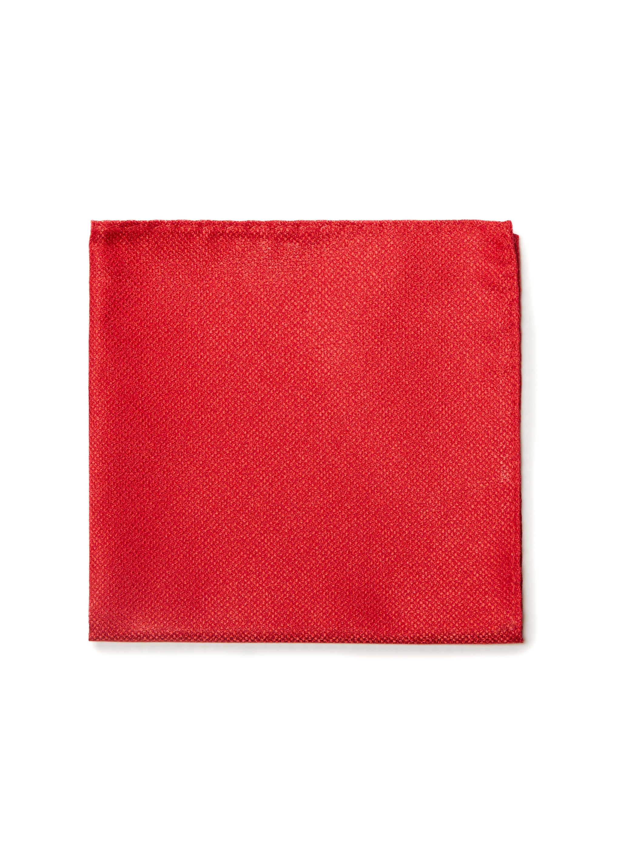 Mouchoir de poche rouge texturé pour homme - Anthony of London